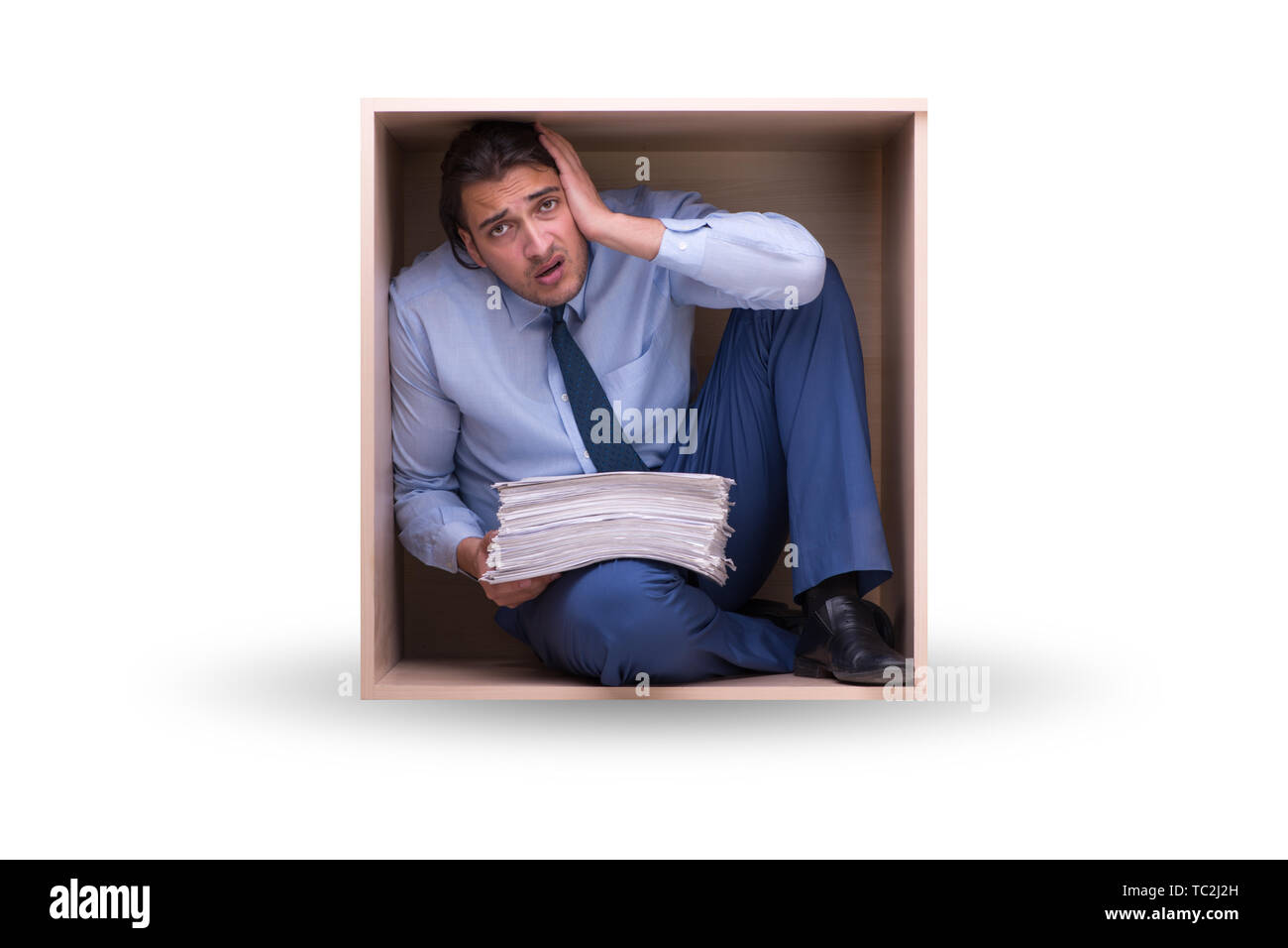 Confined space concept Cut Out Stock Images & Pictures - Alamy