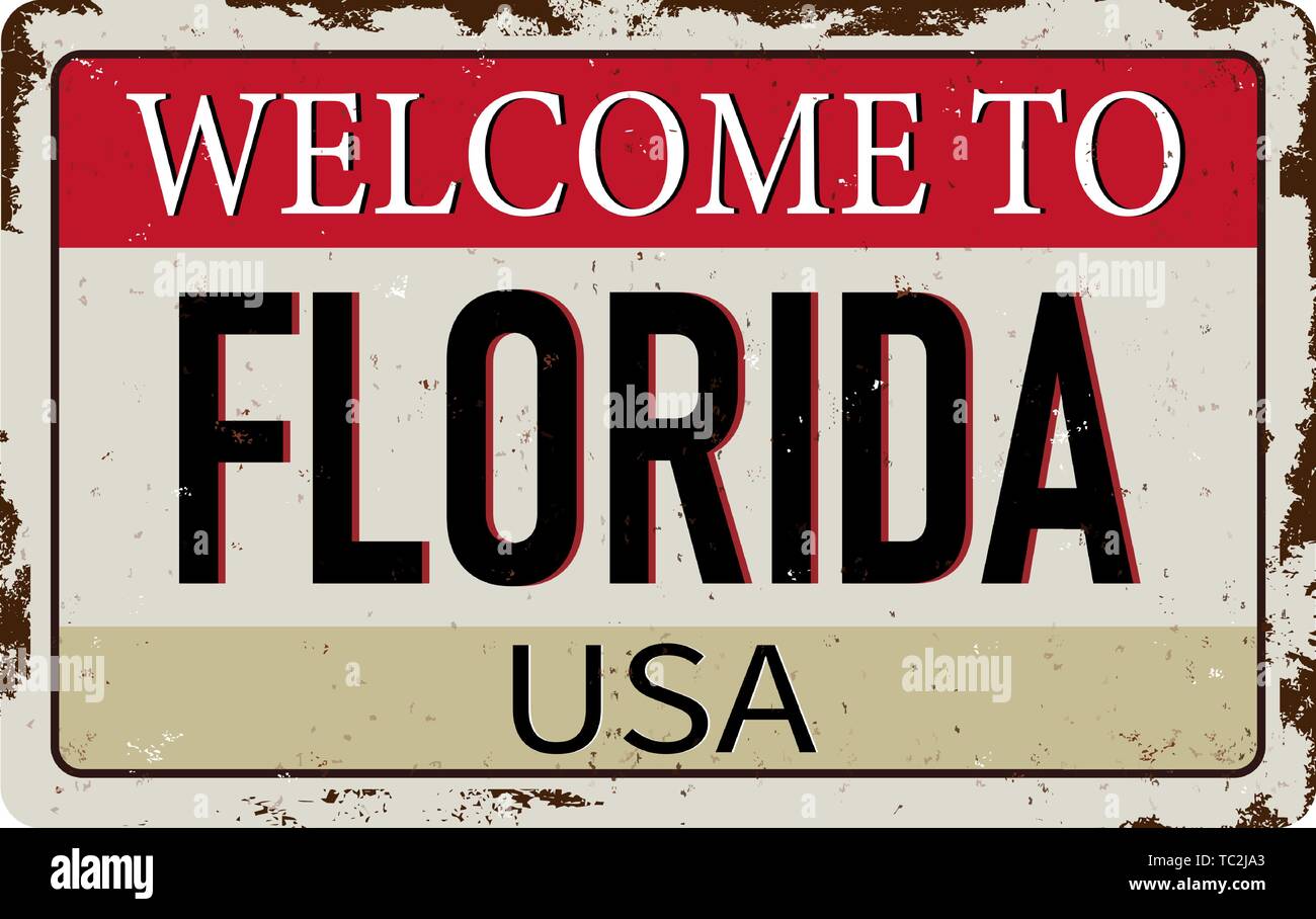 Welcome florida sign sunshine state hi-res stock photography and images ...