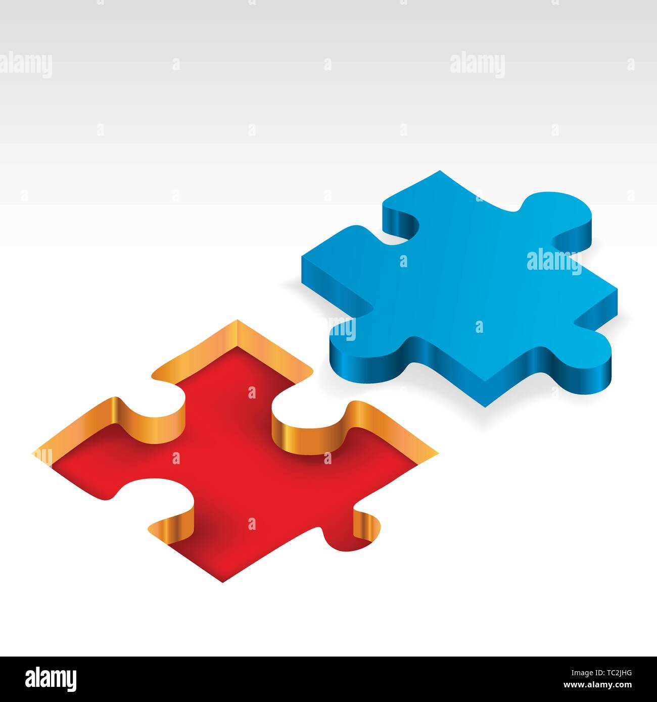 3d Puzzle Piece Vector