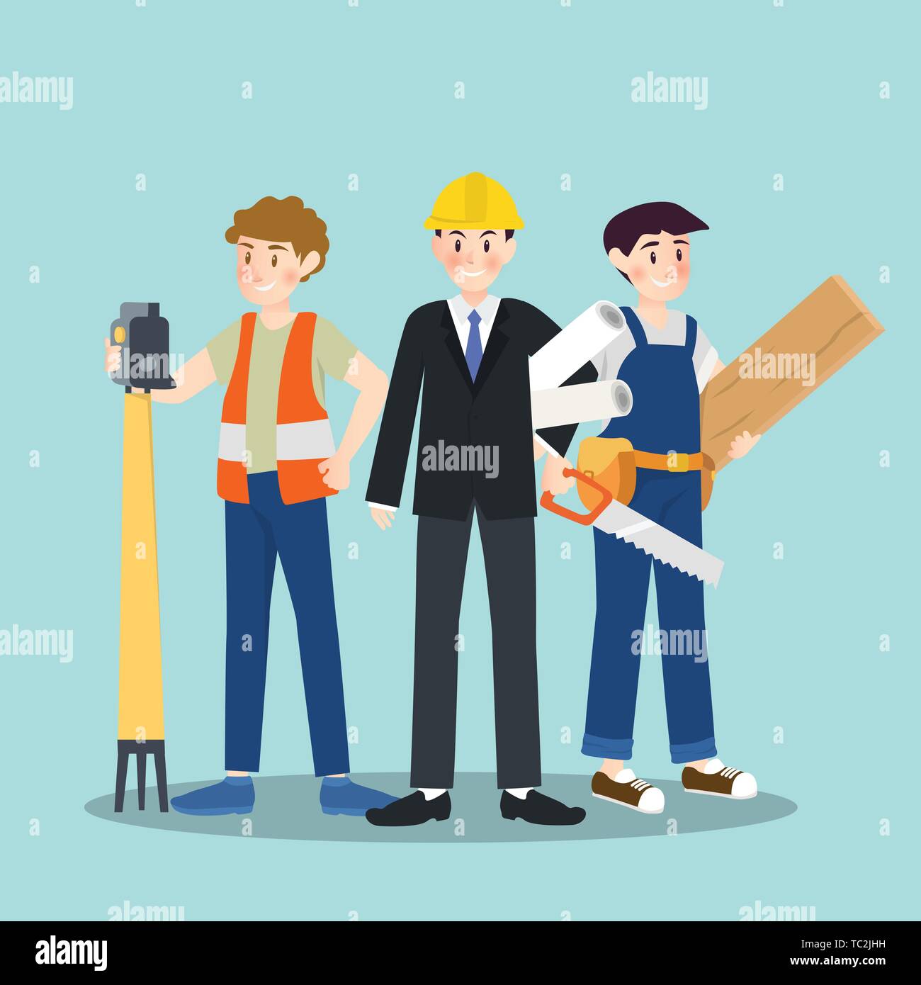 Set of different career profession people character Stock Vector Image ...