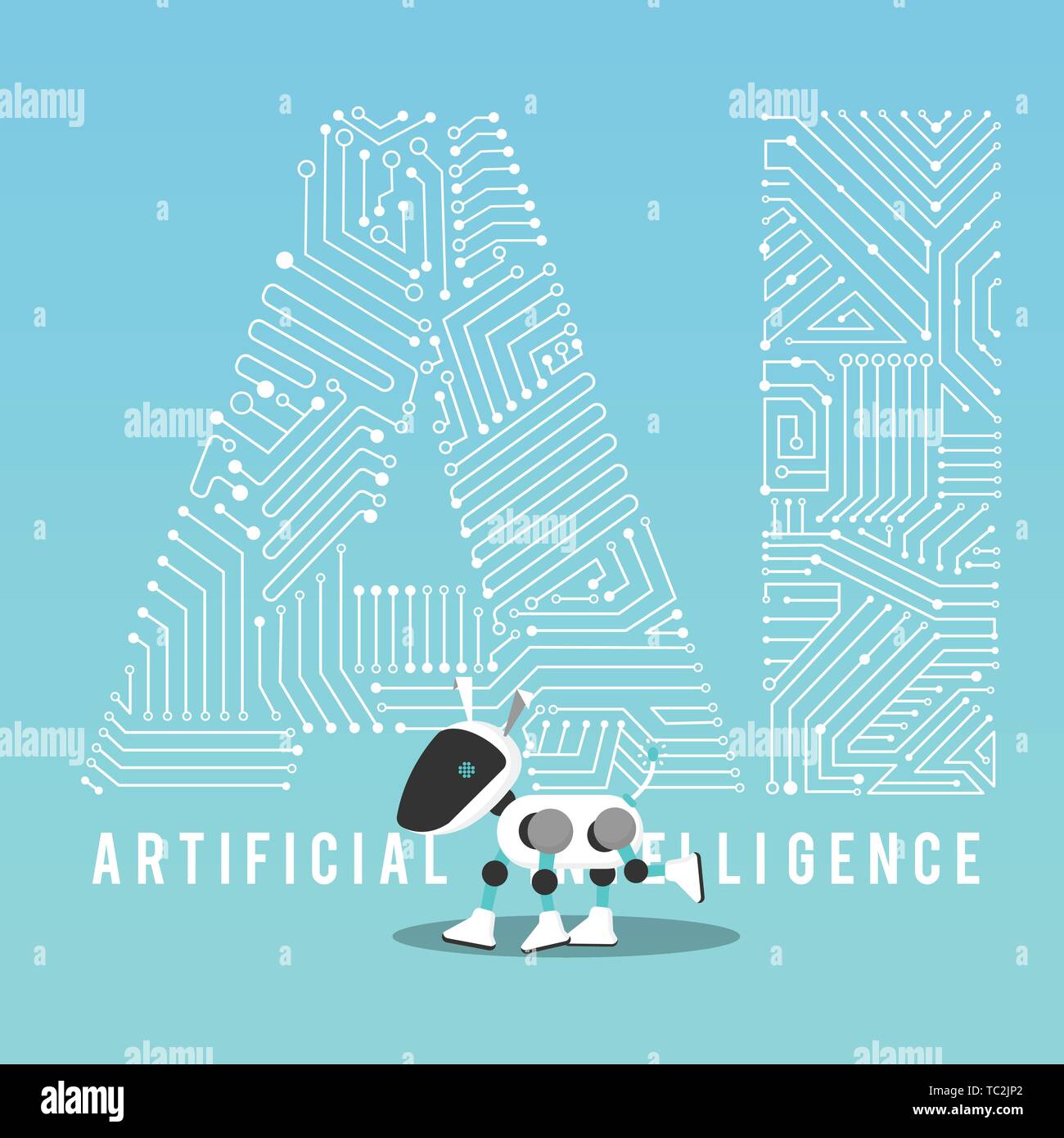 Ai robot character evolution Stock Vector Images - Alamy