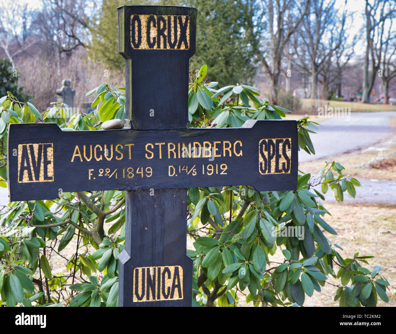 August strindberg grave hi-res stock photography and images - Alamy