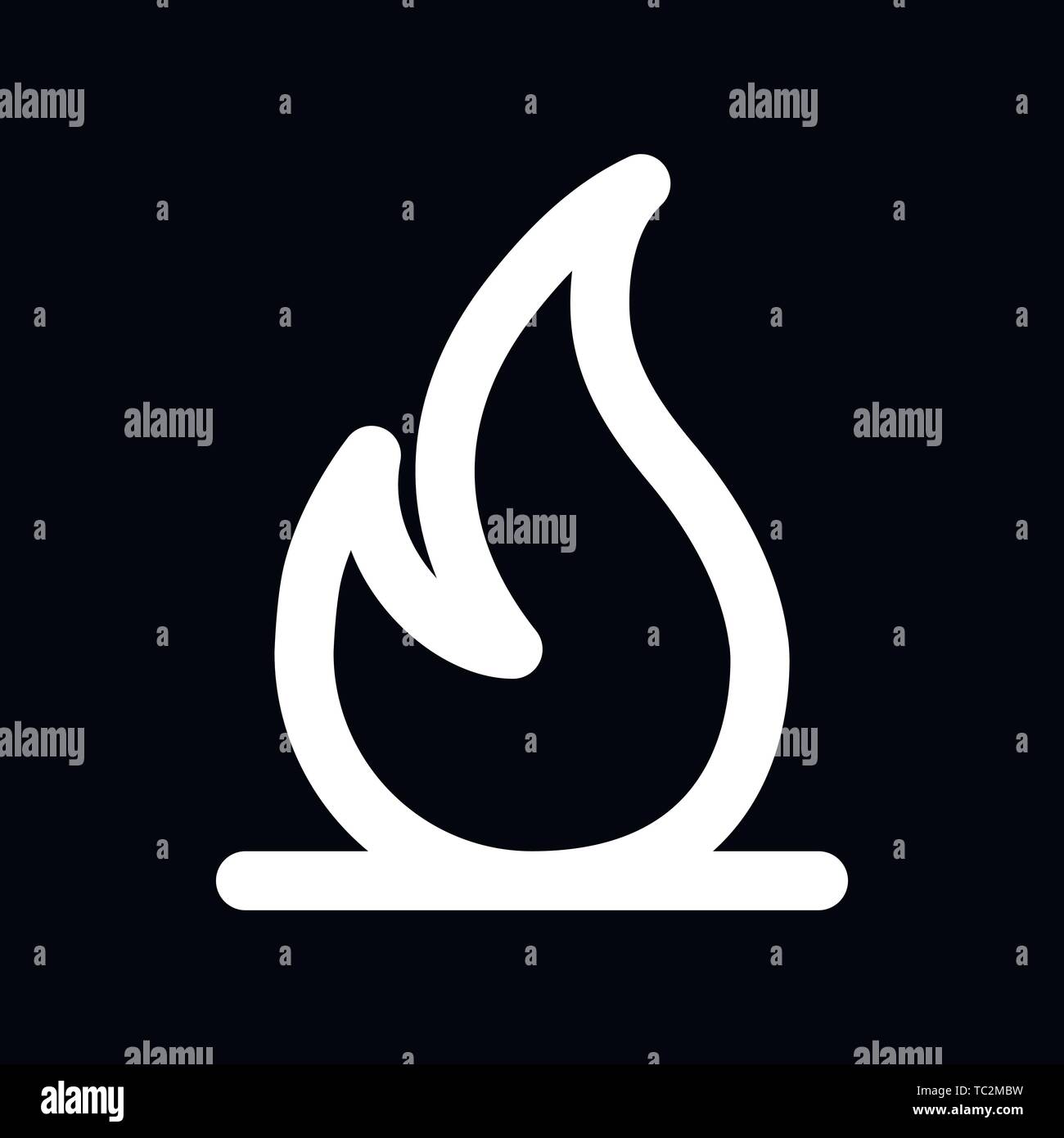 Fire icon logo, illustration, vector sign symbol for design Stock ...