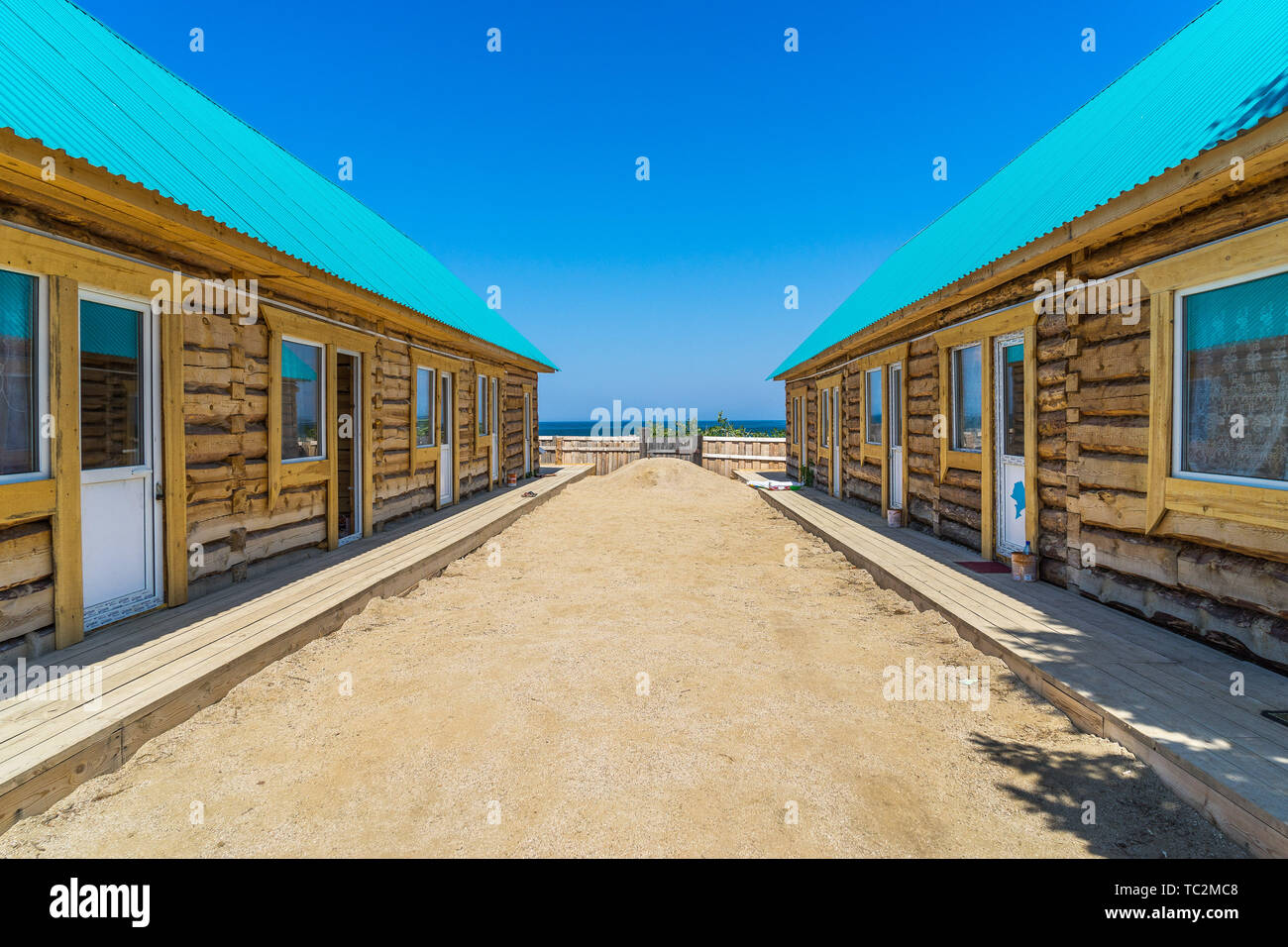 Lake Bailkal, Russia - Local resort complex Stock Photo - Alamy