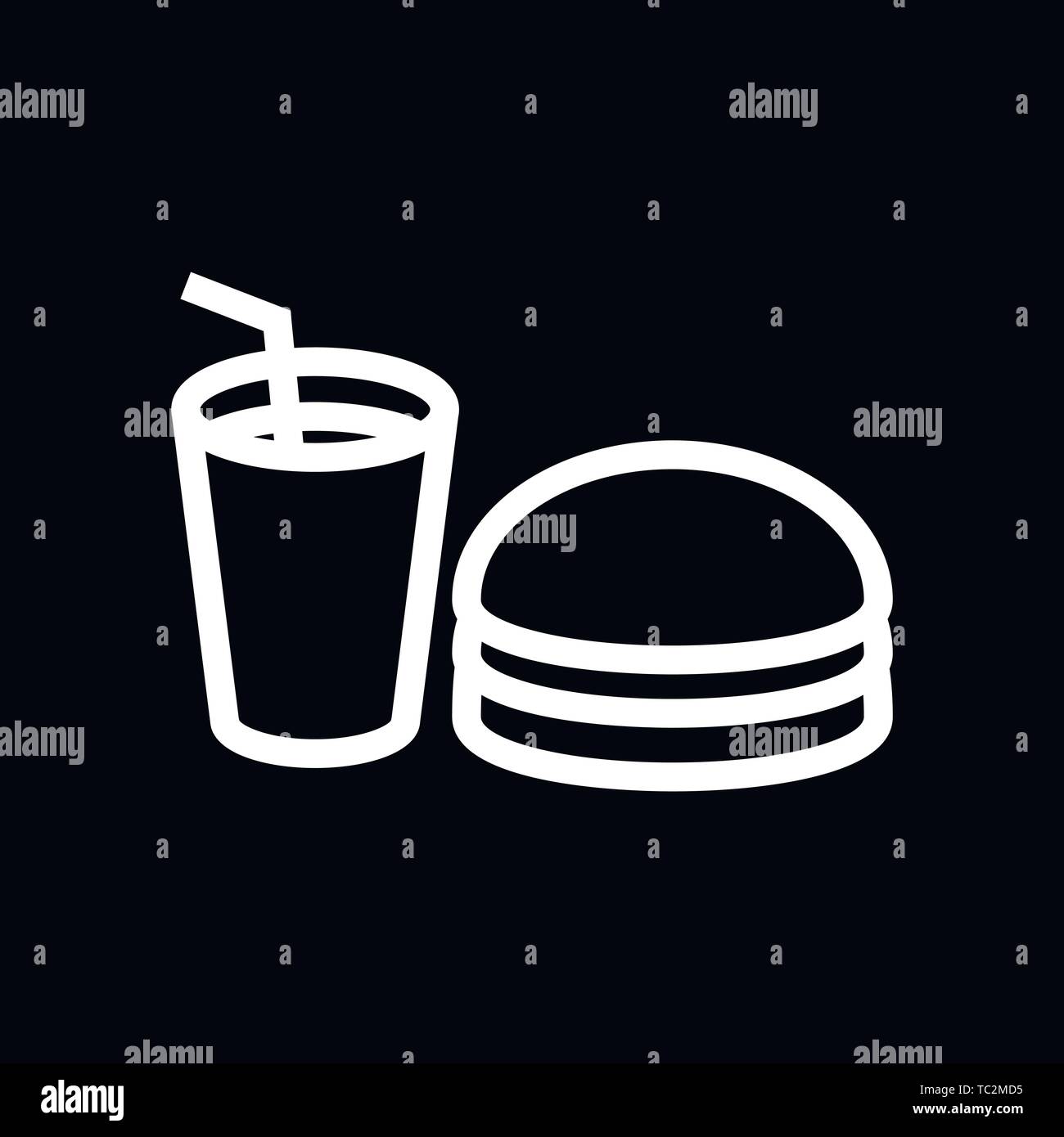 Food icon logo, illustration, vector sign symbol for design Stock ...