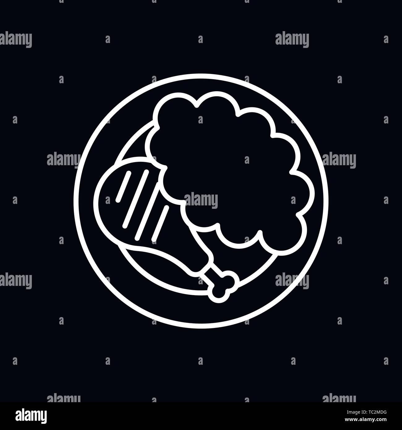 Food icon logo, illustration, vector sign symbol for design Stock ...