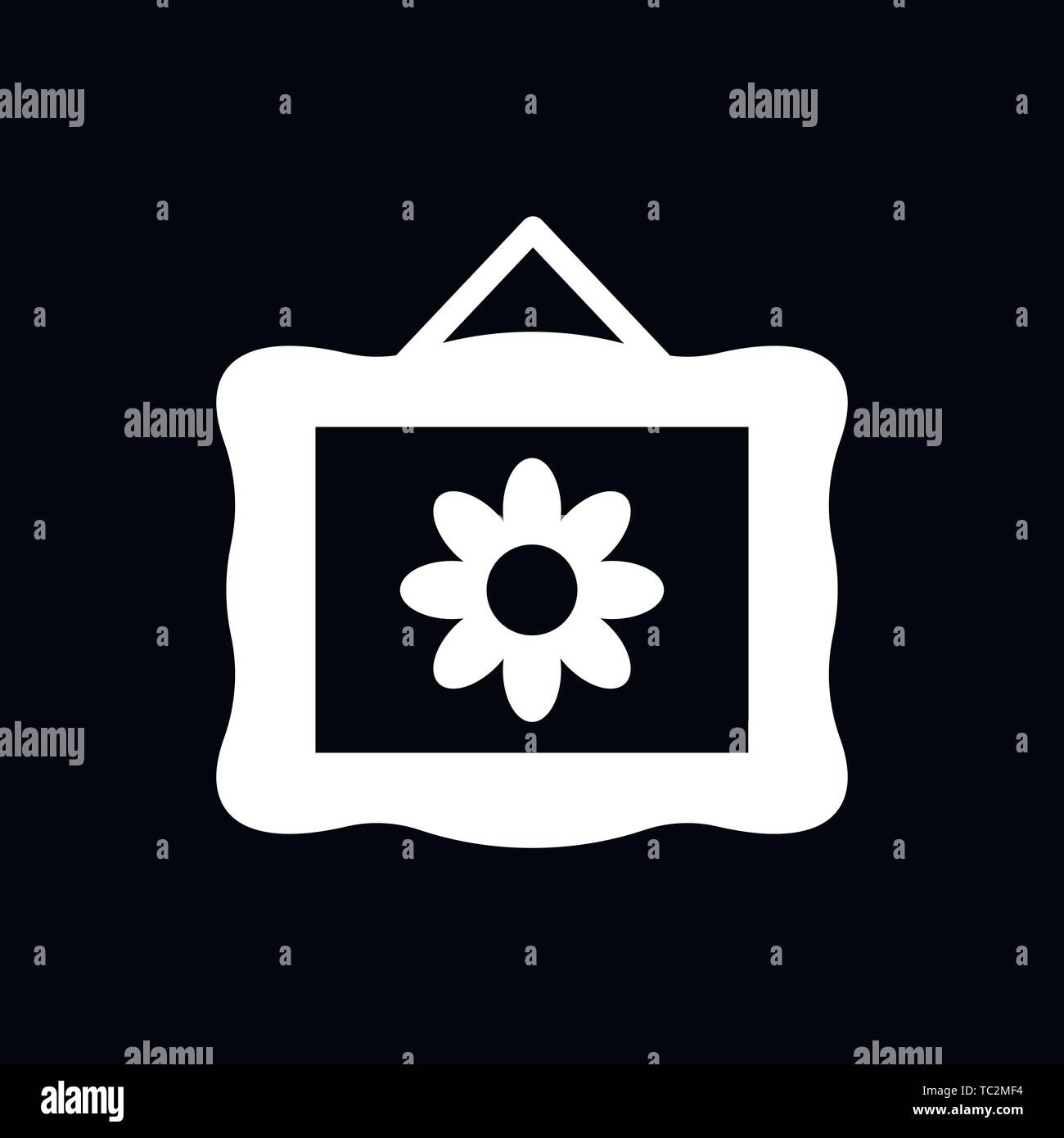 Frame icon vector, frame icon for web and app logo, illustration ...