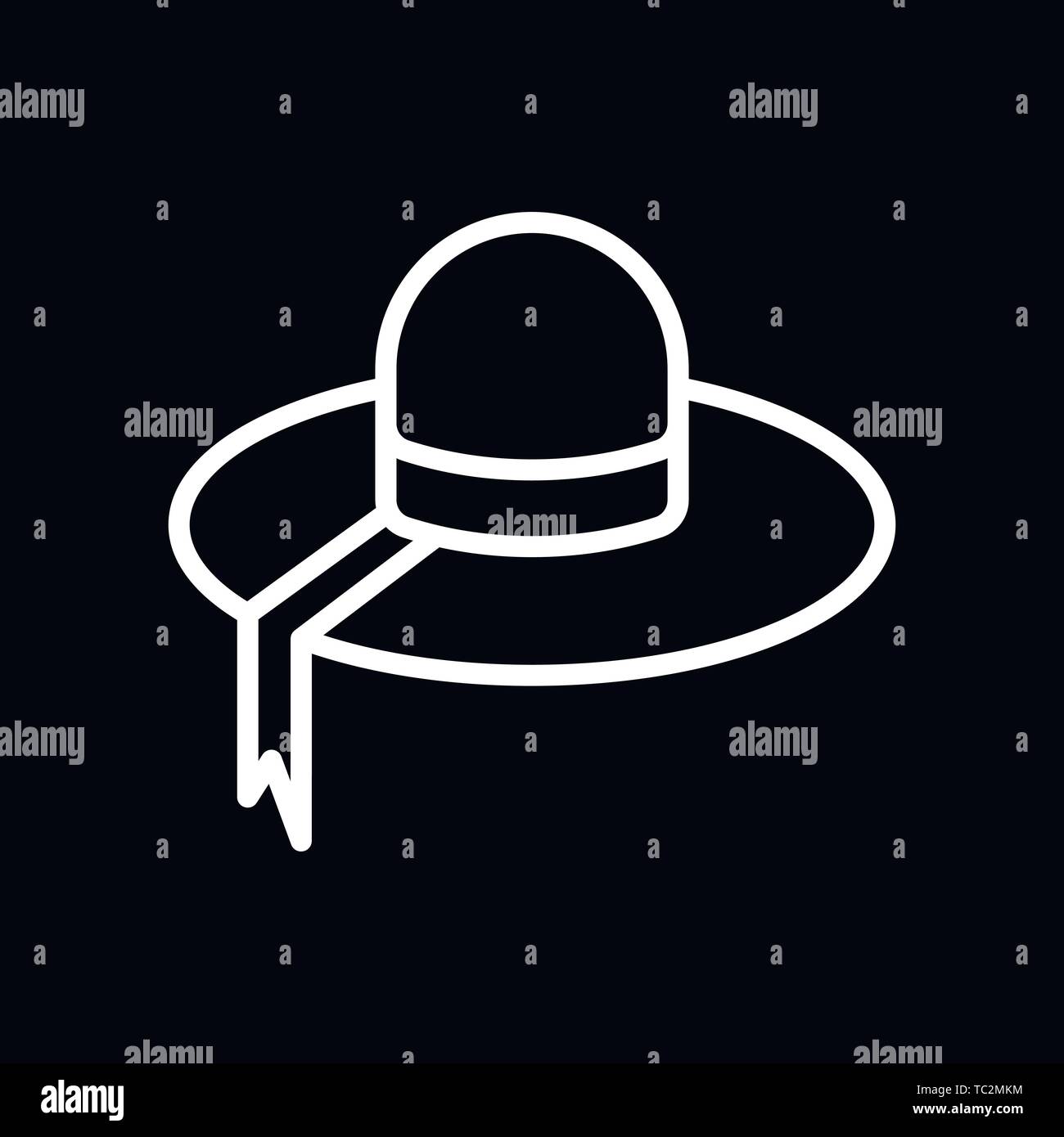Hat icon logo, vector sign symbol for design Stock Vector Image & Art ...