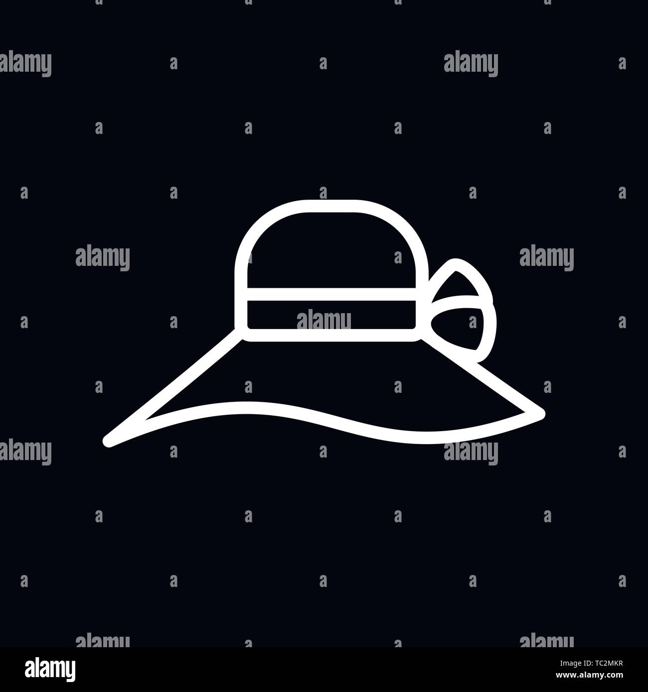 Hat icon logo, vector sign symbol for design Stock Vector Image & Art ...