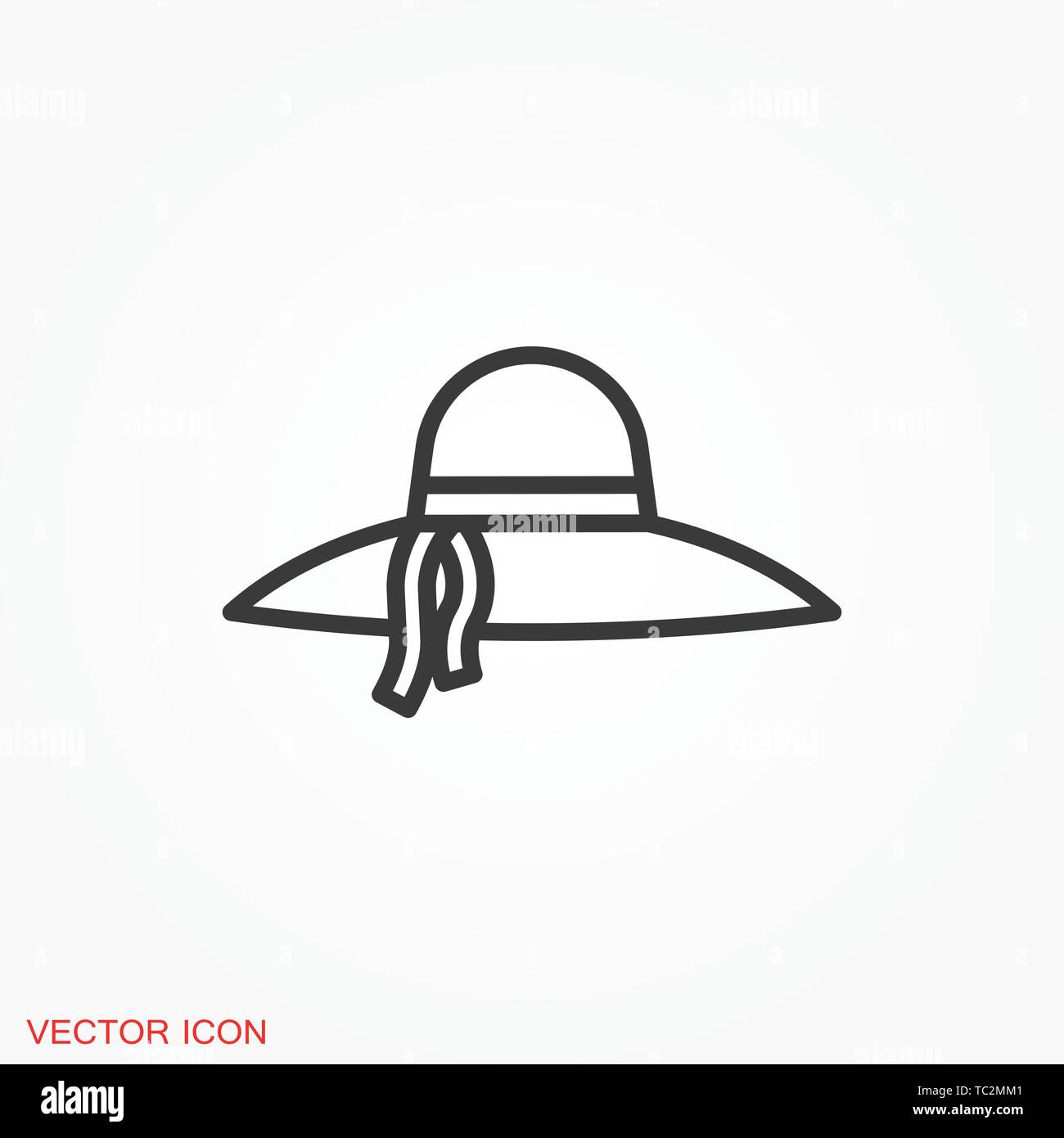 Hat icon logo, vector sign symbol for design Stock Vector Image & Art ...