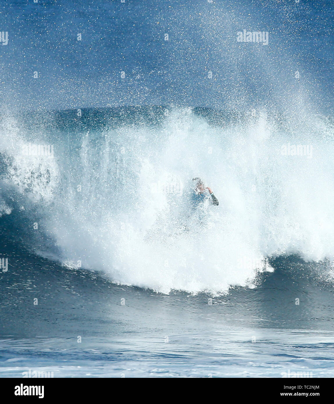 Surfers Point, Prevelly, Western Australia. 4th June, 2019. The ...