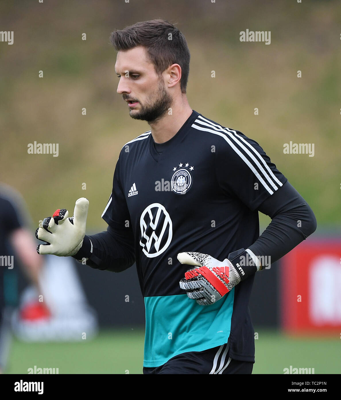 Goalkeeper Sven Ulreich (Germany). GES/Football/Training of the German ...