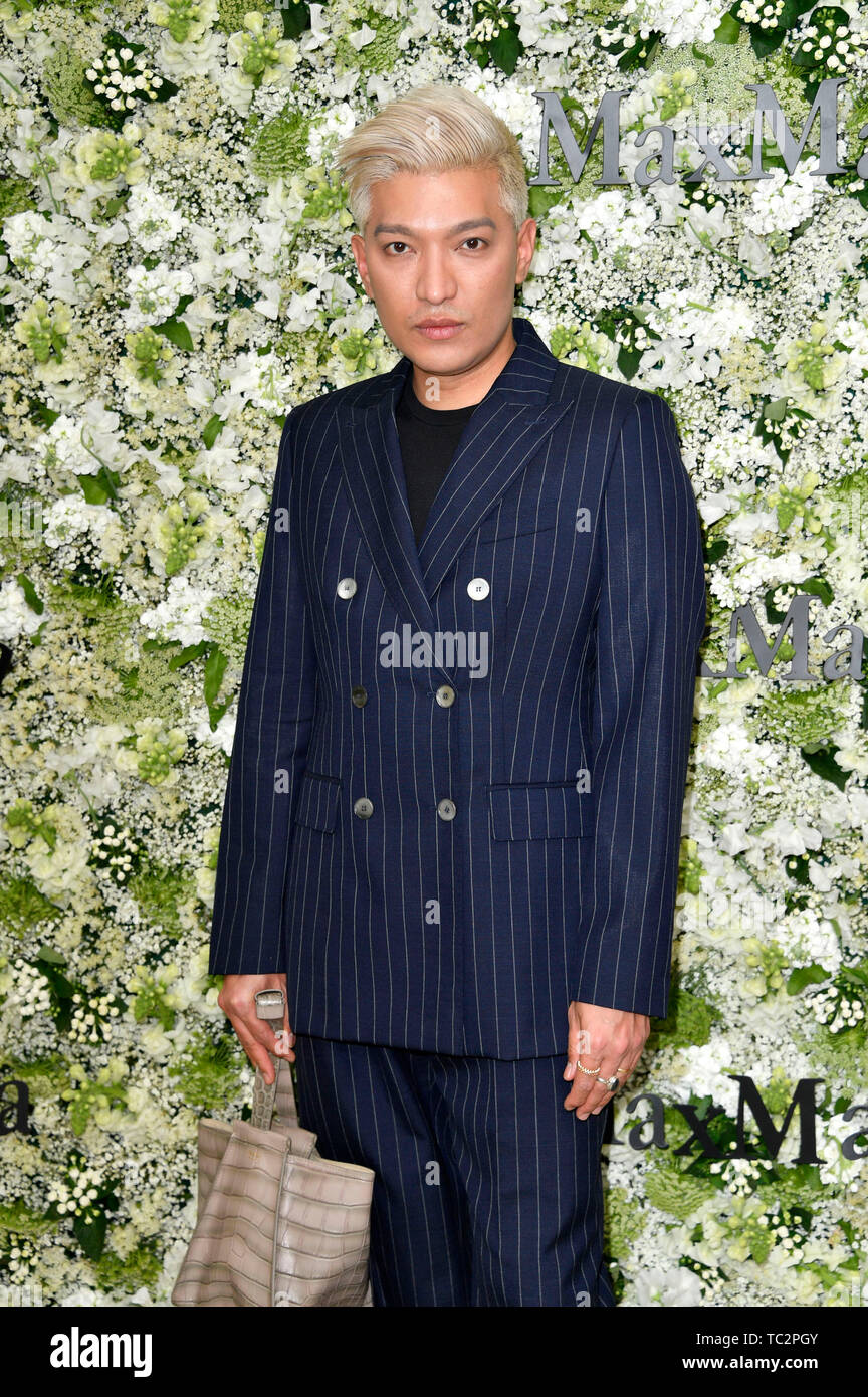 Bryan Gray Yambao attending the Max Mara Resort 2020 Show at Neues ...