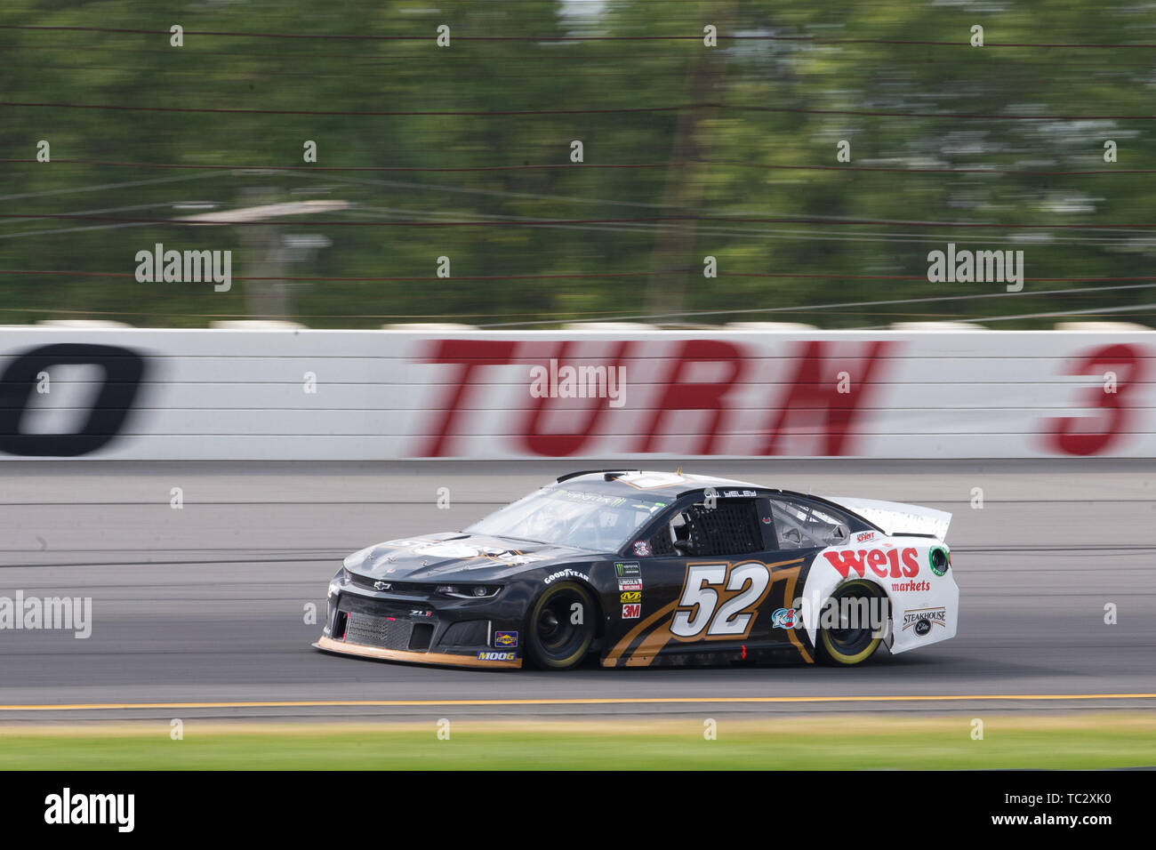 June 02, 2019: Monster Energy NASCAR Cup Series driver JJ Yeley (52 ...