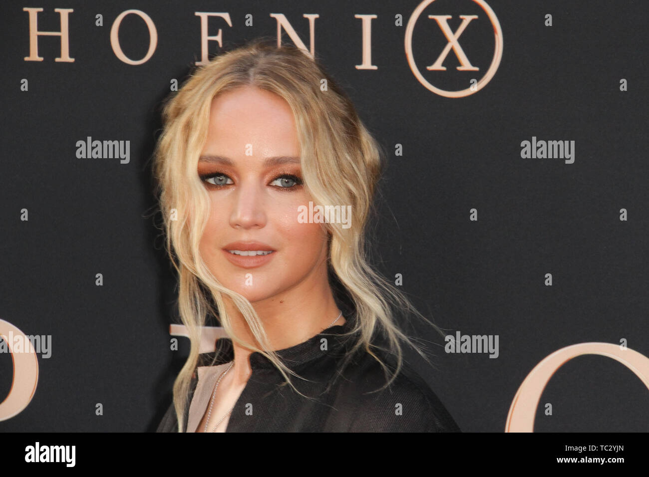 Jennifer Lawrence at the "Dark Phoenix" Premiere held at the TCL ...