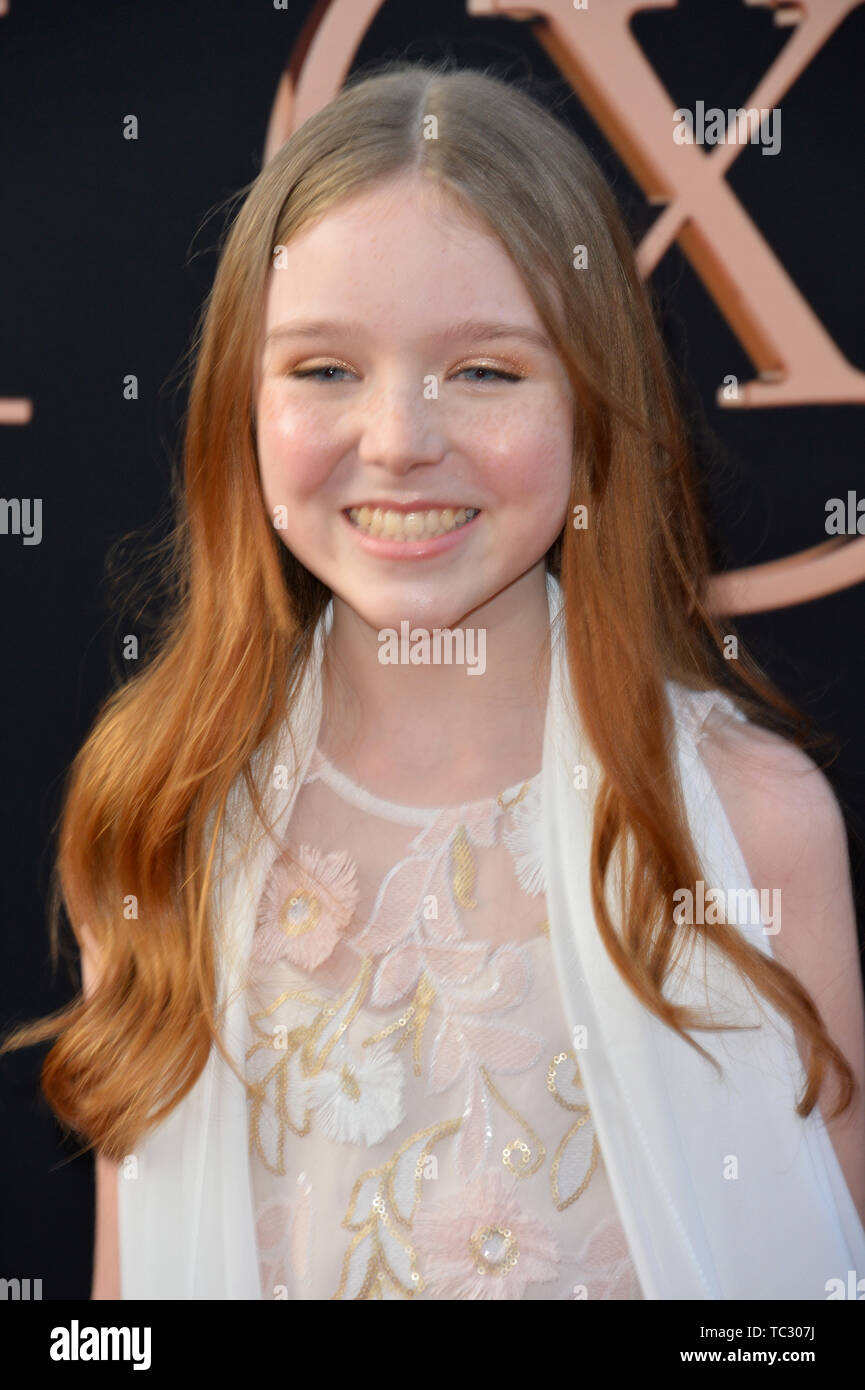 LOS ANGELES, USA. June 05, 2019: Summer Fontana at the premiere for "X ...