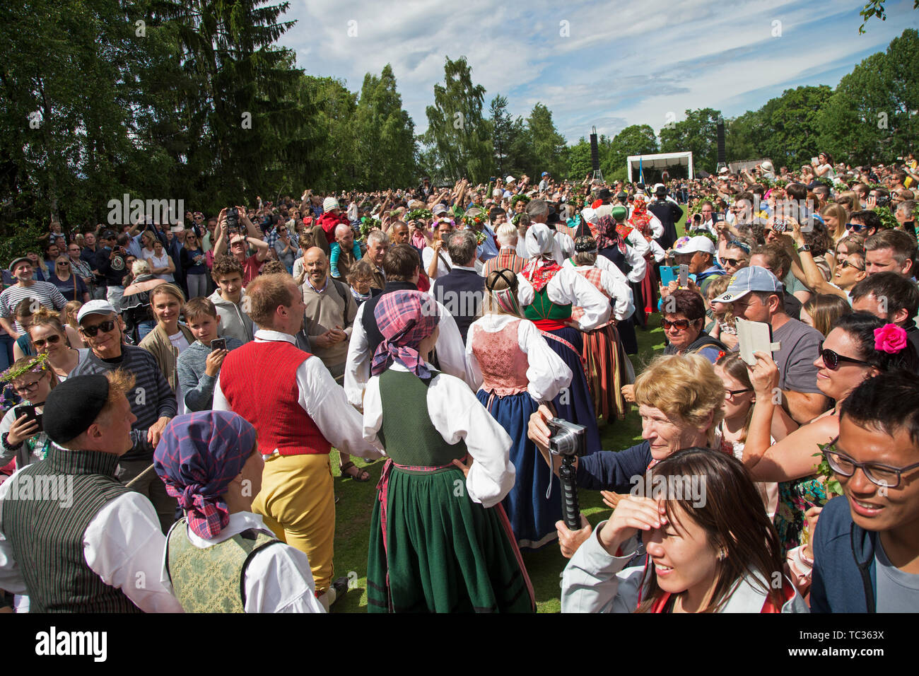 Midsommar skansen stockholm hi-res stock photography and images - Alamy