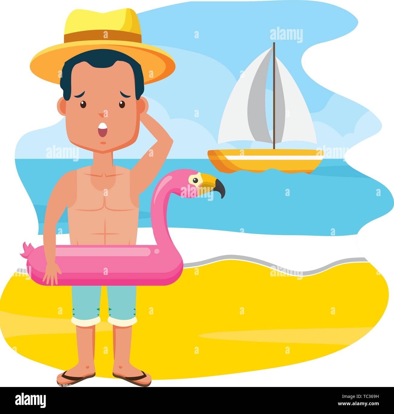 summer time people Stock Vector Image & Art - Alamy