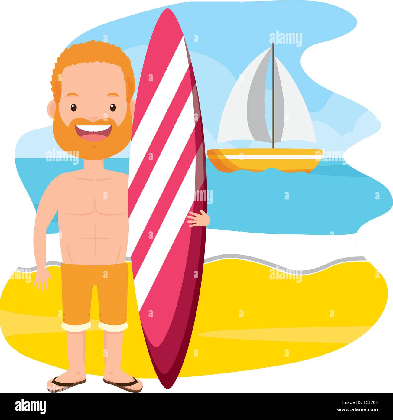 summer time people Stock Vector Image & Art - Alamy
