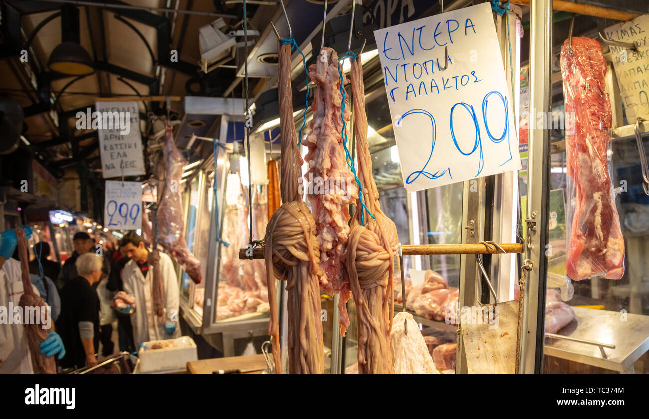 Meat intestines hi-res stock photography and images - Alamy