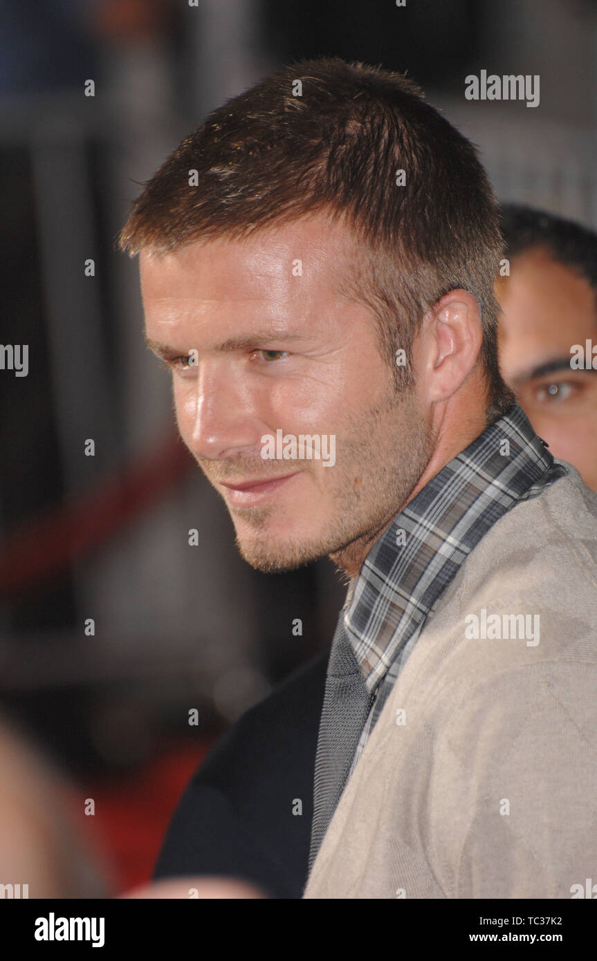 LOS ANGELES, CA. November 02, 2007: David Beckham at the AFI Fest 2007 ...