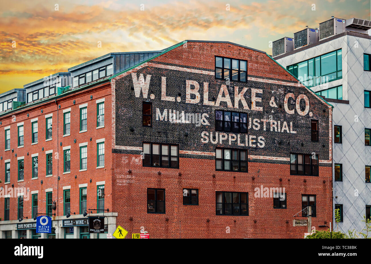 WL Blake and Company Stock Photo - Alamy