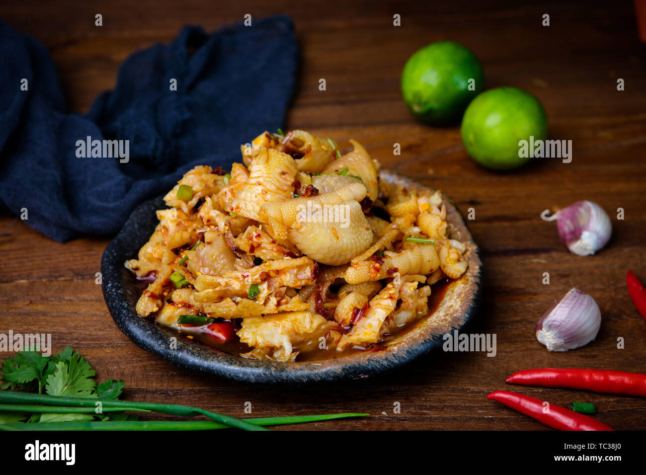 Sichuan cuisine, boneless phoenix claws Stock Photo - Alamy