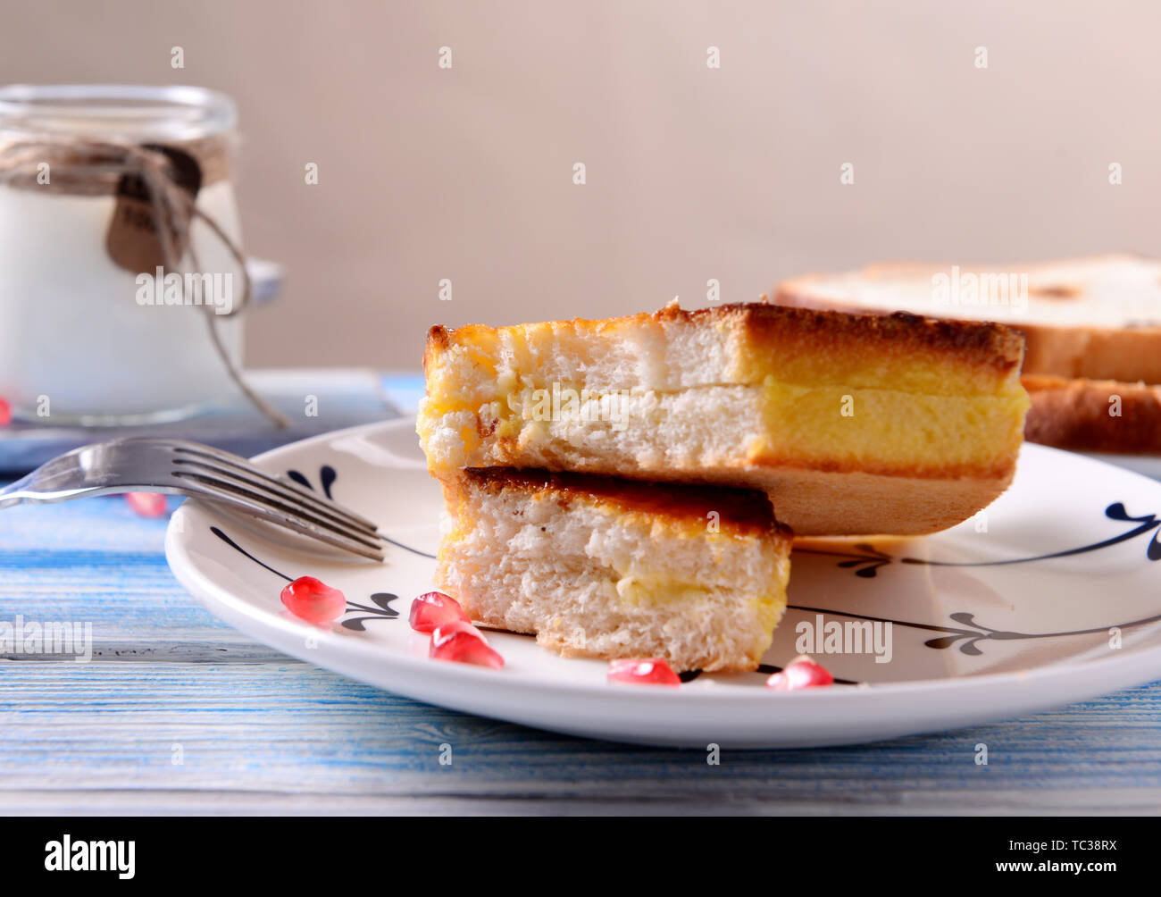 Bread cake dessert Stock Photo - Alamy