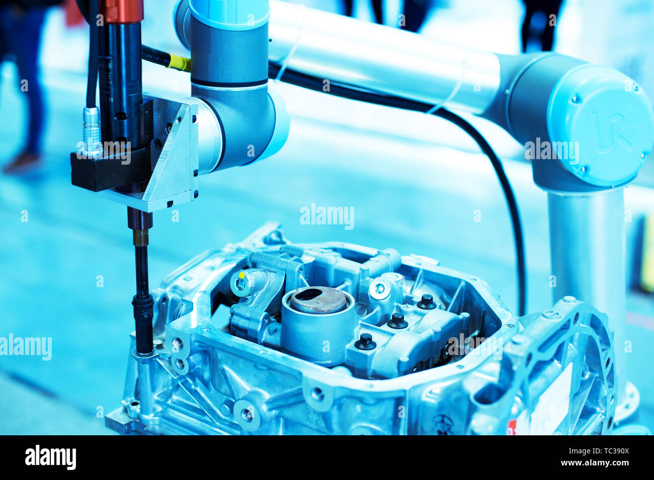 Artificial intelligence machine Stock Photo - Alamy