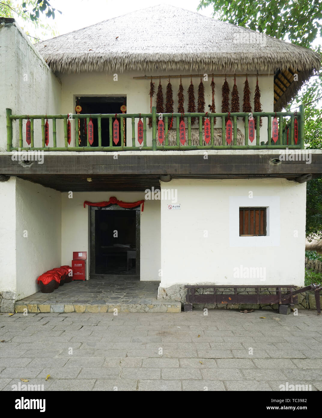 Folk village building Stock Photo - Alamy