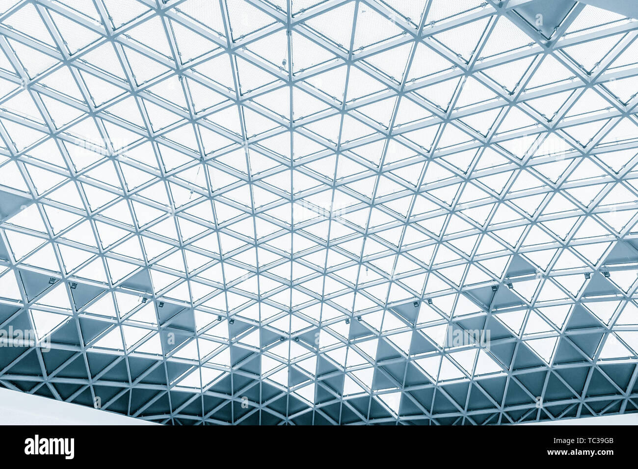abstract ceiling in modern shopping mall Stock Photo - Alamy