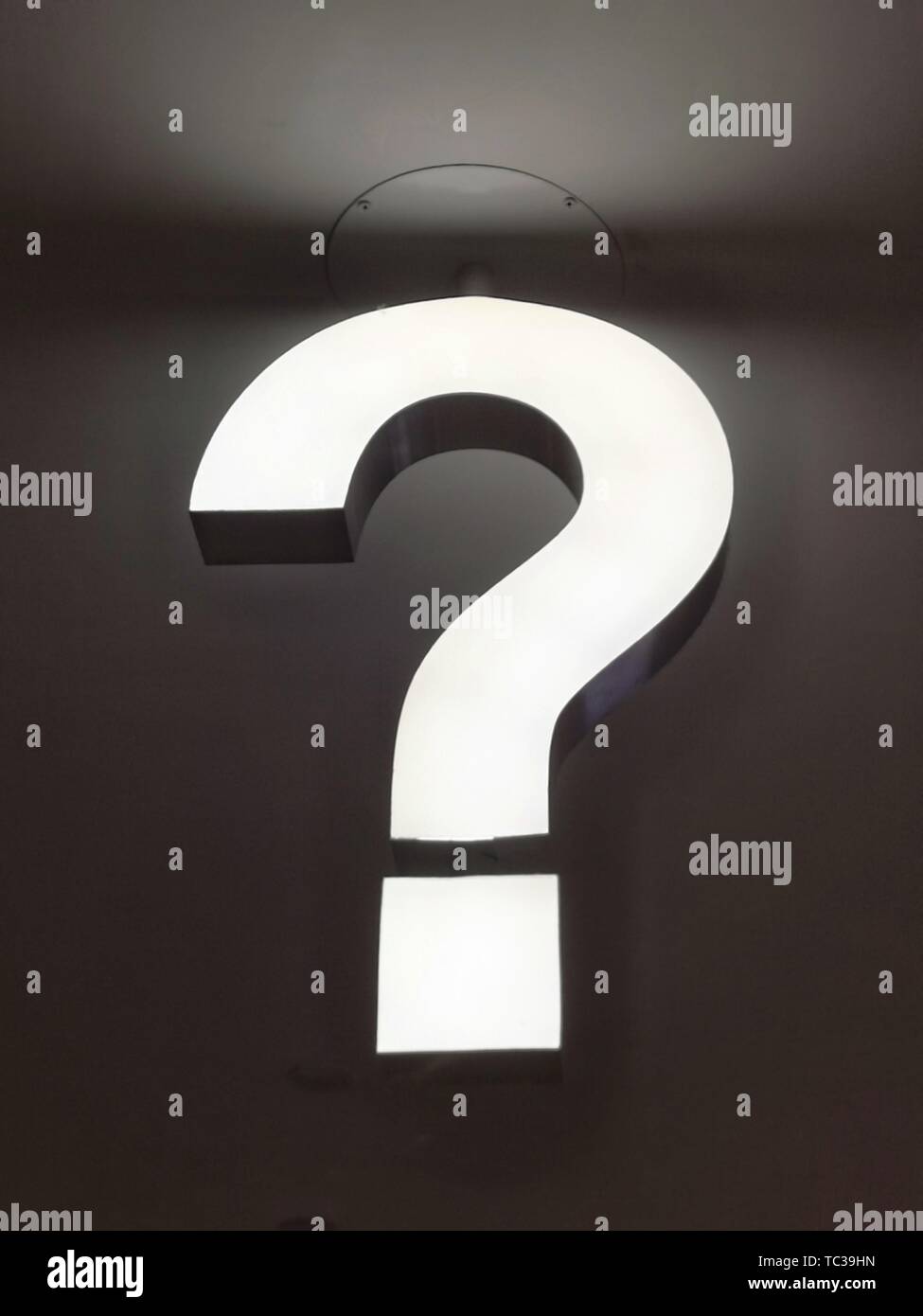 Big question mark Stock Photo - Alamy