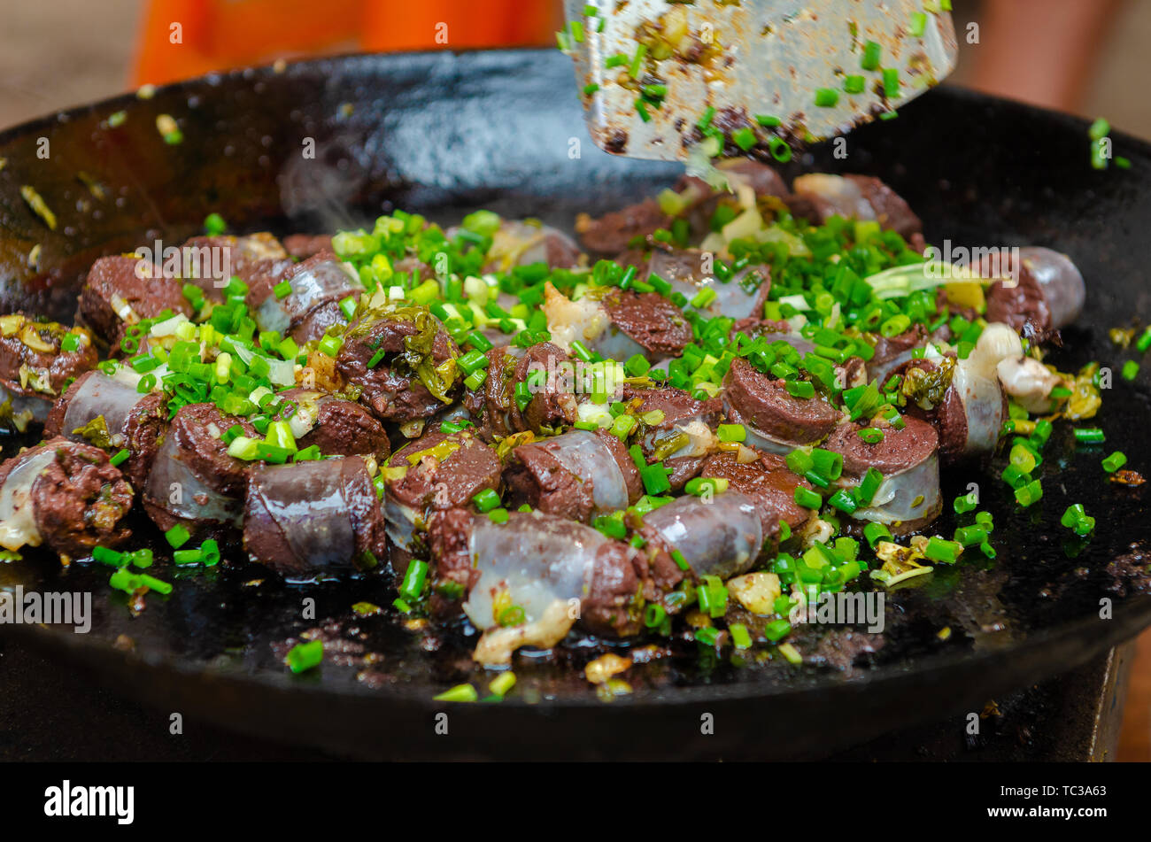 Pig fat intestines hi-res stock photography and images - Alamy