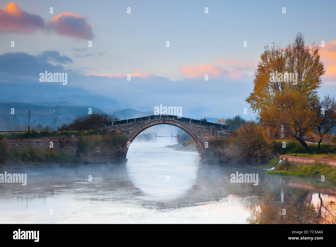 Shaxi yujin bridge Stock Photo - Alamy