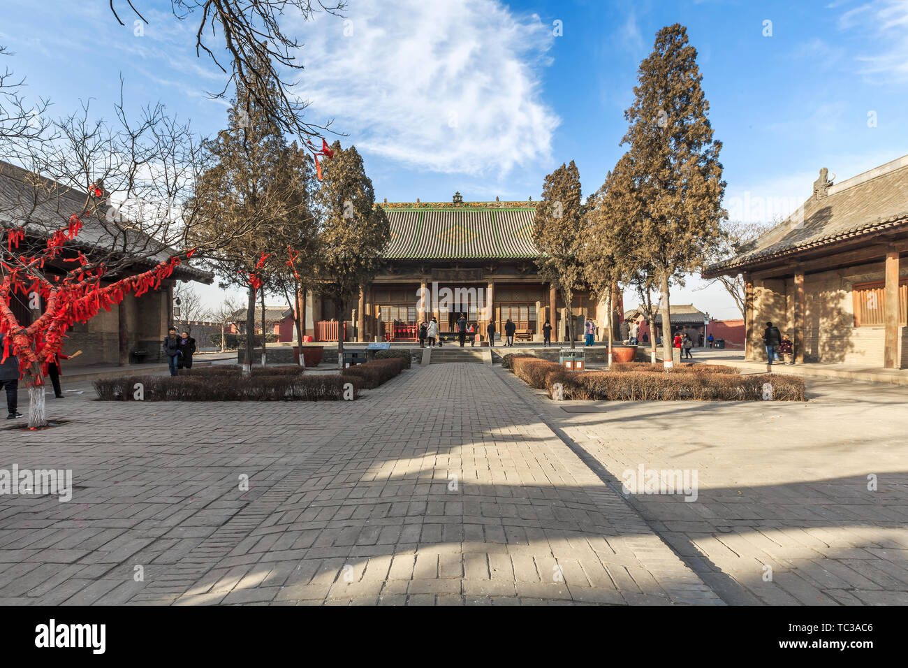 Shuanglin Temple, Pingyao, Shanxi Province Stock Photo - Alamy