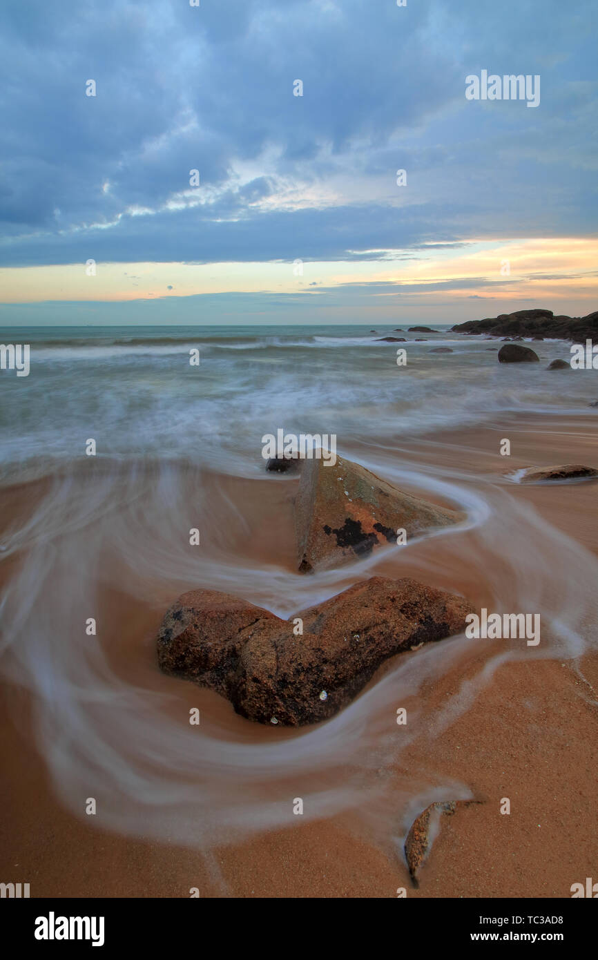 Chongwu Dayuan beach tidal water Stock Photo - Alamy