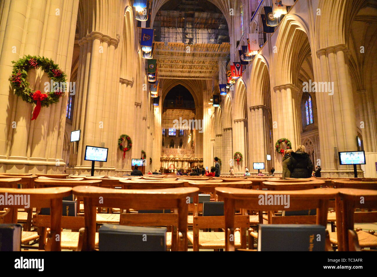 Inside the church Stock Photo - Alamy