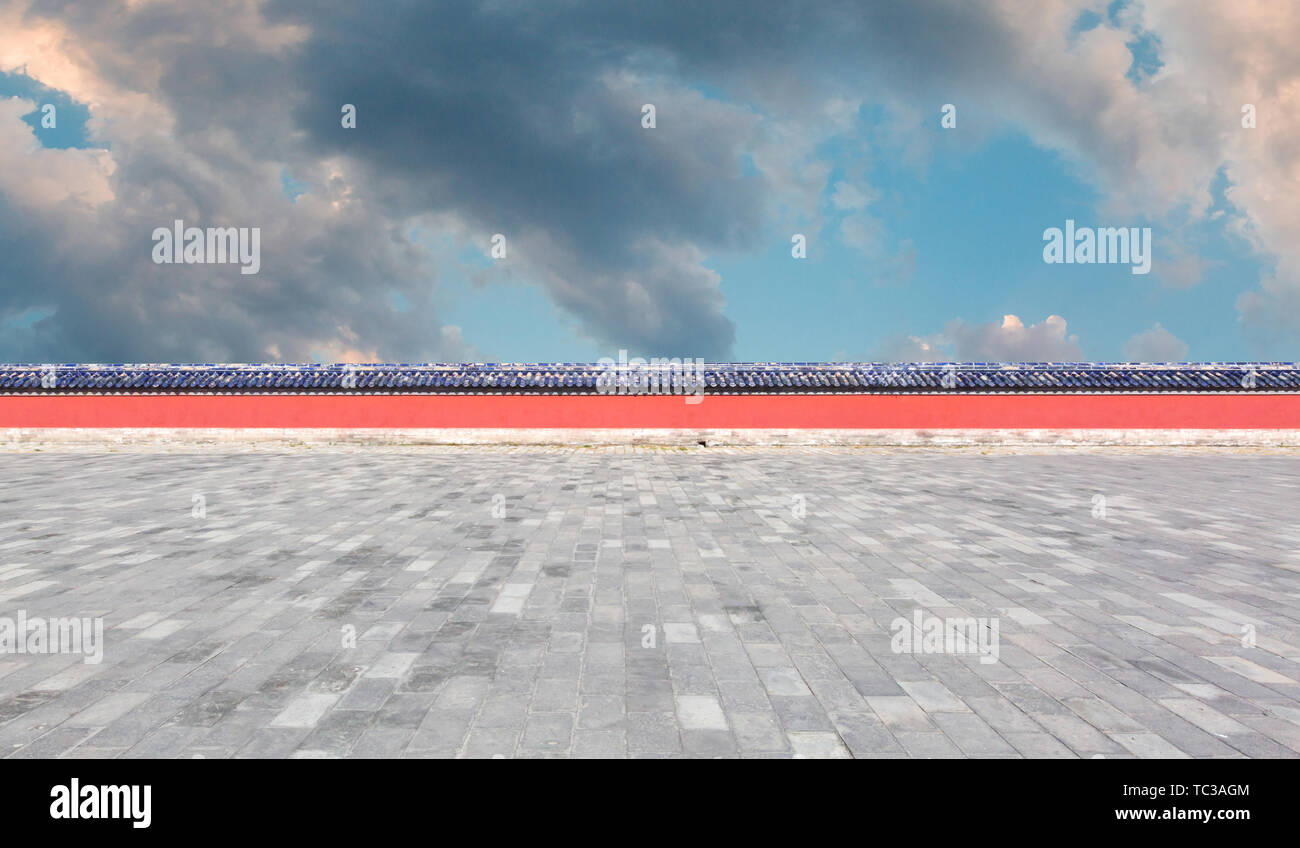 Stone brick ground Stock Photo - Alamy