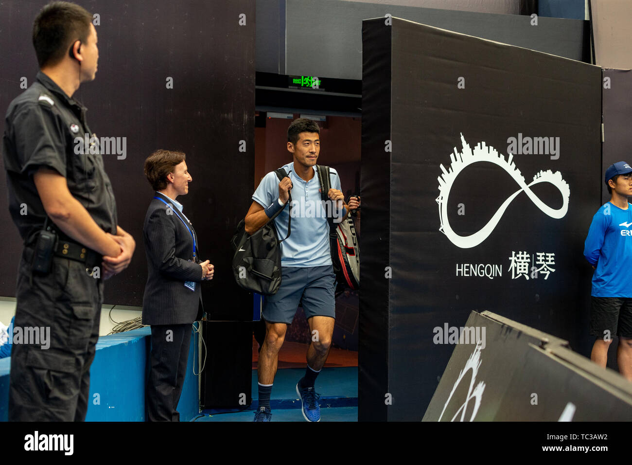 Li Zhe --Chinese men's tennis player Stock Photo - Alamy