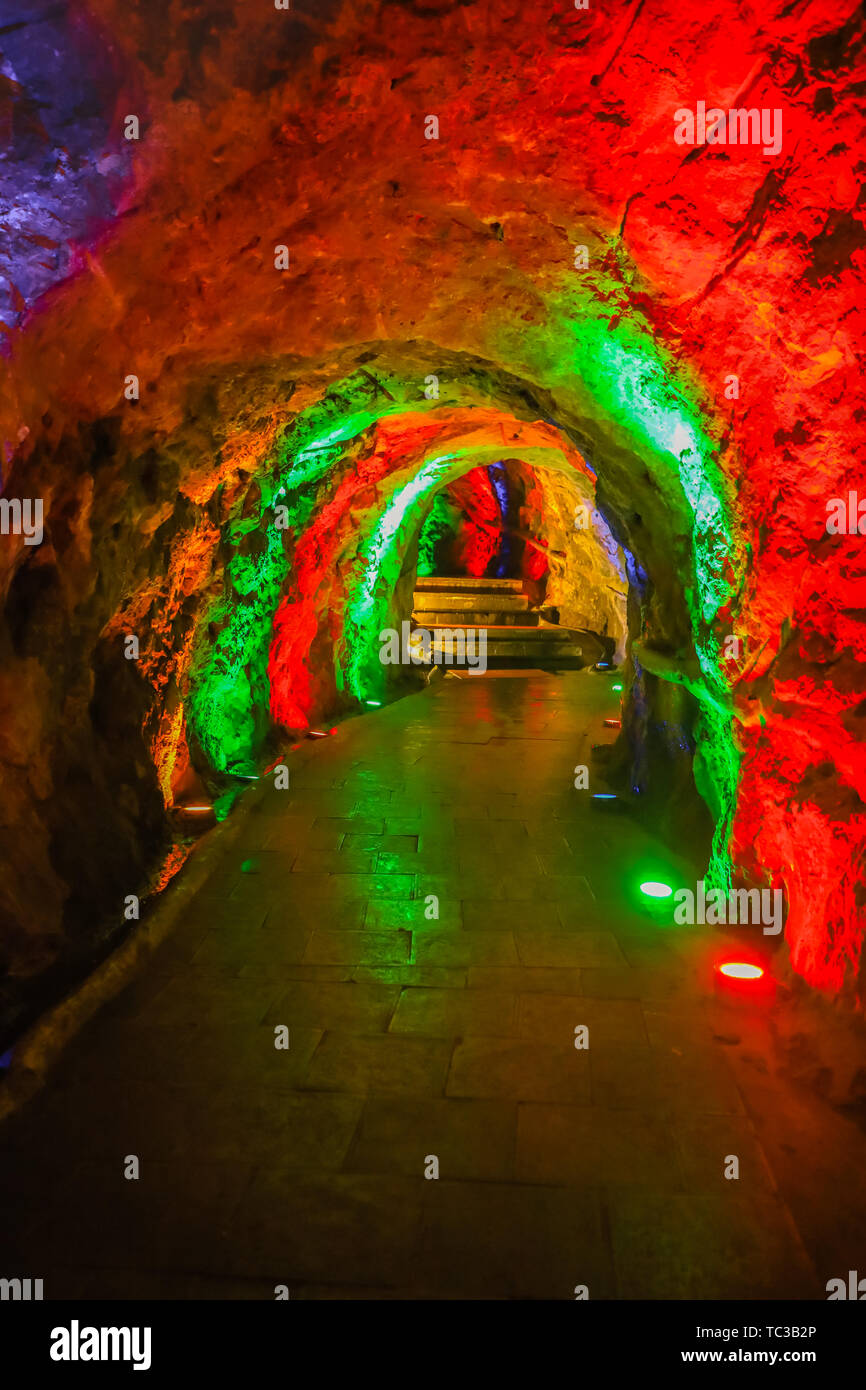 Cave lighting design hi-res stock photography and images - Alamy
