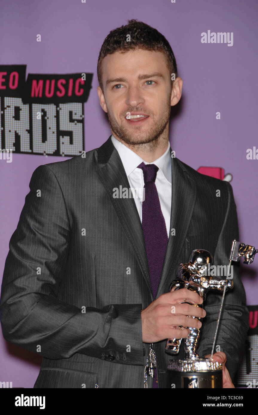 LAS VEGAS, NV. September 10, 2007: Justin Timberlake at the 2007 MTV ...