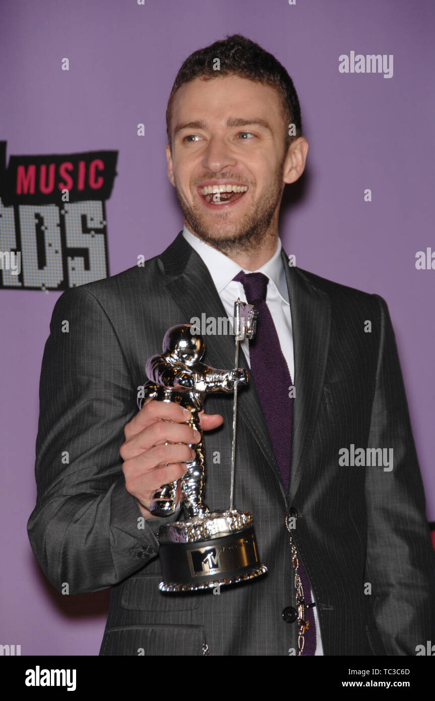 LAS VEGAS, NV. September 10, 2007: Justin Timberlake at the 2007 MTV ...