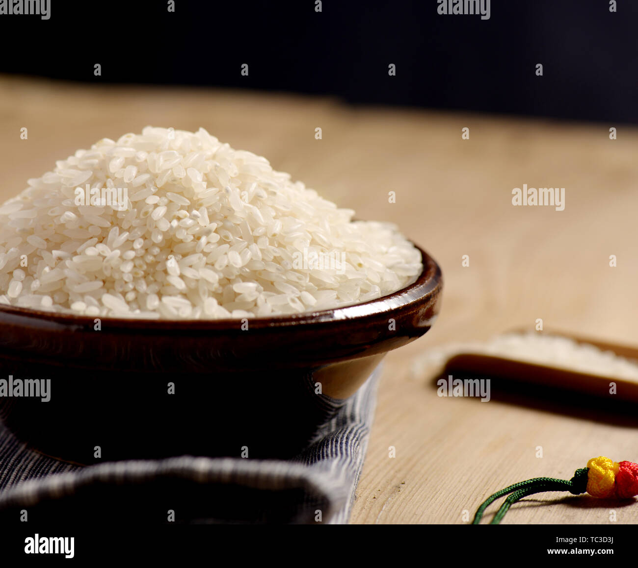 Rice long grain fragrance Northeast rice Stock Photo - Alamy