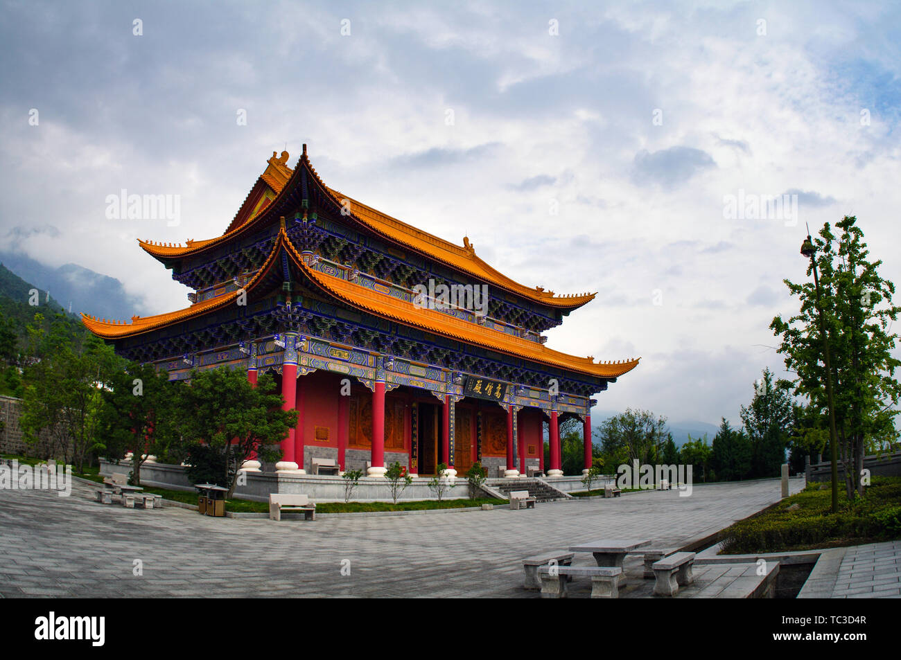 Chongsheng Temple architecture Stock Photo - Alamy