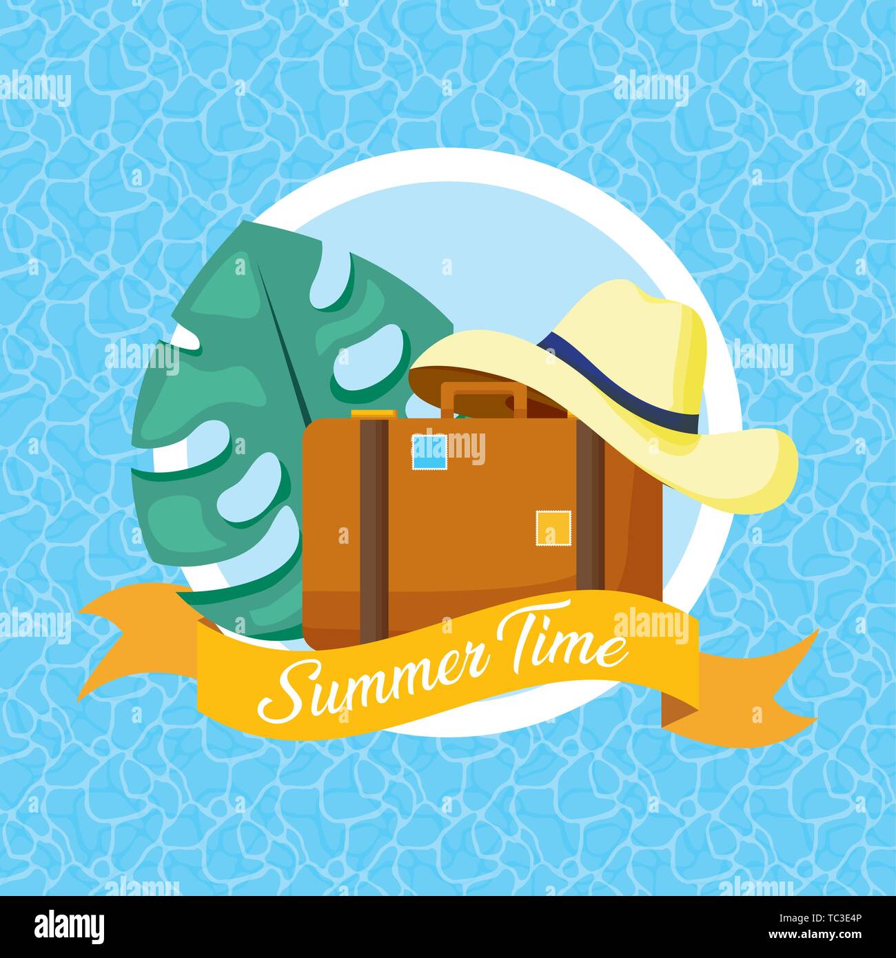 summer time poster Stock Vector Image & Art - Alamy