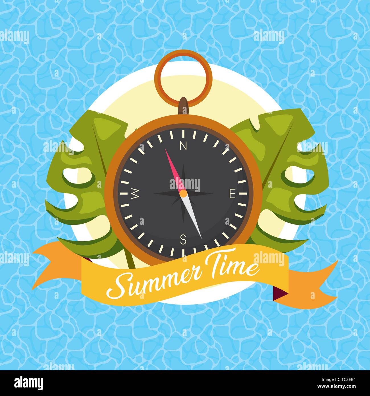 summer time poster Stock Vector Image & Art - Alamy