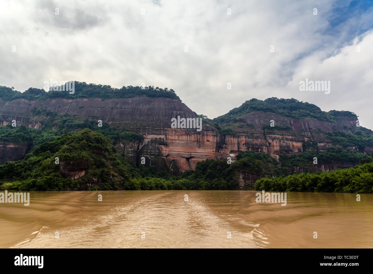 Shaoguan Danxia Mountain Chibi Danxia Stock Photo - Alamy