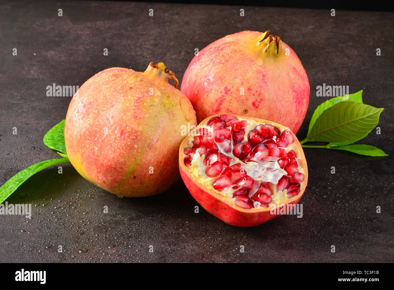 Pomegranate HD map Stock Photo - Alamy