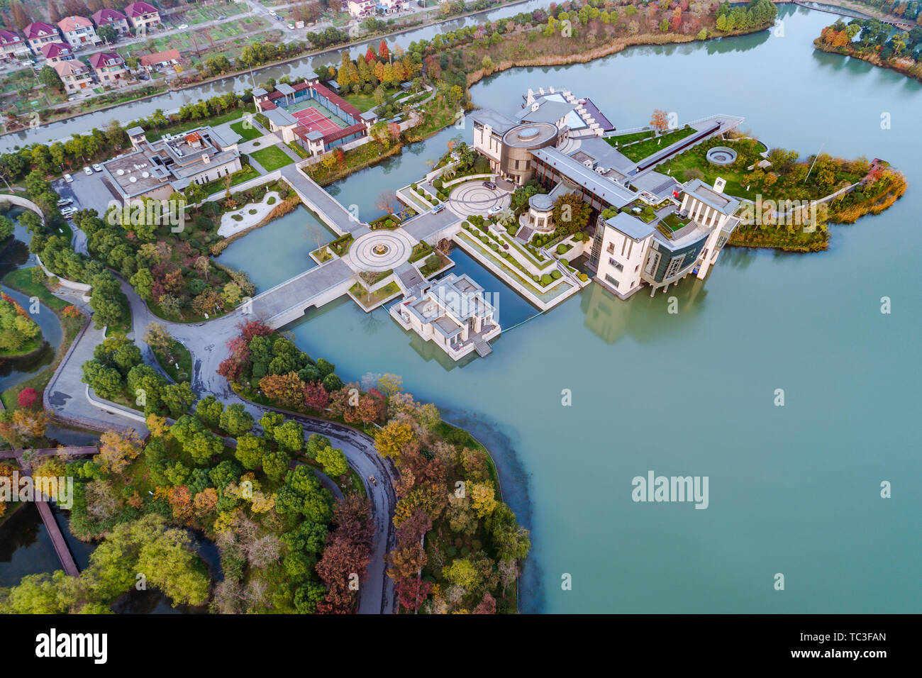 Giant network living area Stock Photo - Alamy