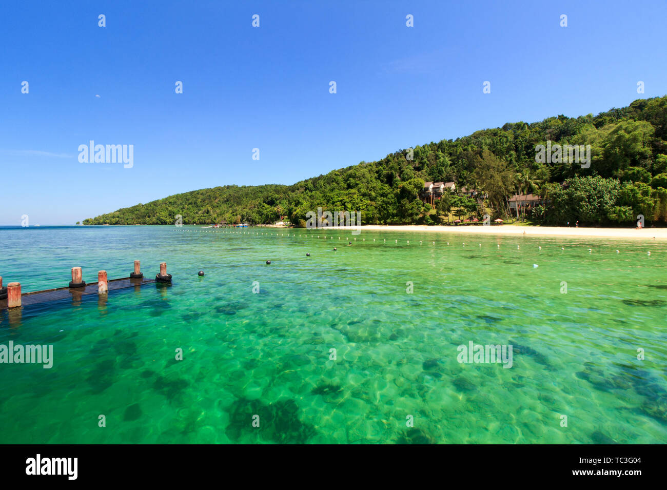 Scenery of the island of Yabi, Malaysia Stock Photo - Alamy